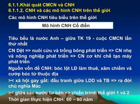 CHƯƠNG 6 CNH HĐH VÀ HỘI NHẬP KINH TẾ QUỐC TẾ CỦA VN ppt