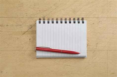 Premium Photo Notebook And Pencil