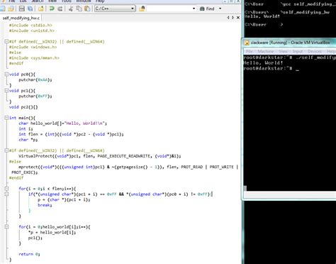self modifying code hello world r programmerhumor