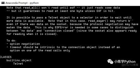 Python模块：telnetlibpython机器学习算法说书人的技术博客51cto博客
