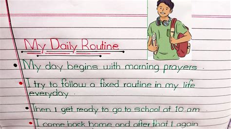 10/20 lines on my daily routine in english || my daily routine paragraph/essay || my daily ...