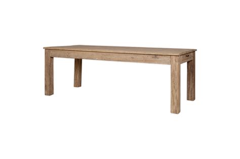 Nkuku Fioni Reclaimed Wood Dining Table Natural Large Amos Lighting