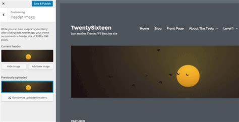 Make A Full Width Twenty Sixteen Wordpress Theme Header