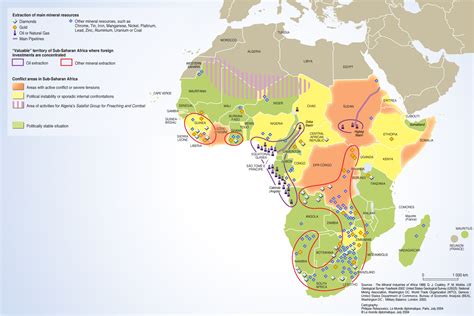 Natural Resources Map Africa