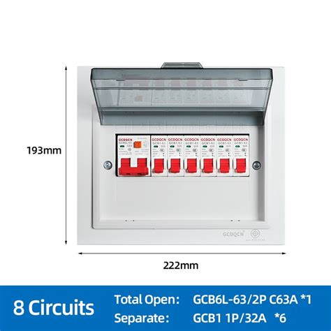 ตู้คอนซูมเมอร์ 6 ช่อง เมนธรรมดา Mcb เมนกันดูด Rcbo 63a คอนซูมเมอร์