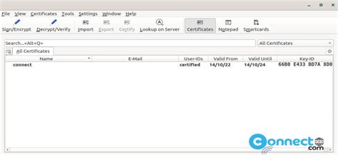Kleopatra Certificate Manager App