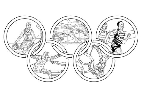 Olympic Games Sport Coloring Pages For Adults
