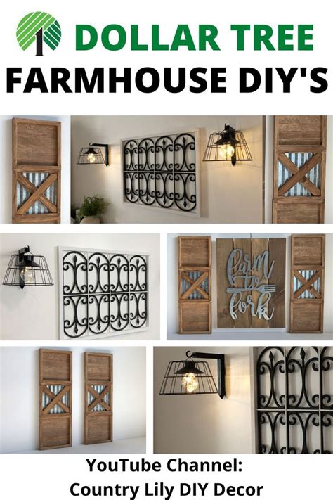 High End Farmhouse Decor Diys Using Dollar Tree Items Diy Farmhouse