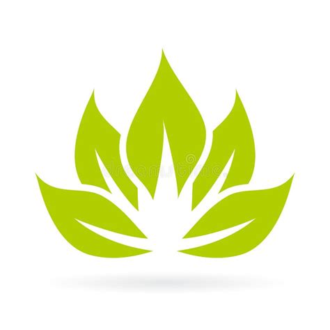 Vector Del Icono De La Flor De Loto Ilustración Del Vector