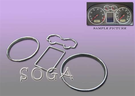 Buy 99 04 Vw Golf Jetta Dash Cluster Gauge Trim Rings Mk4 Us Seller