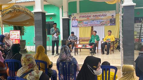 Tekan Lonjakan Harga Bahan Pokok Pemkab Tala Gelar Pasar Murah Perdana