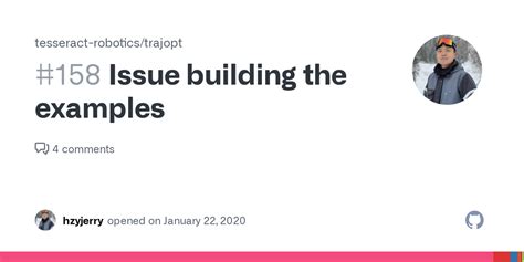 Issue Building The Examples Issue 158 Tesseract Robotics Trajopt