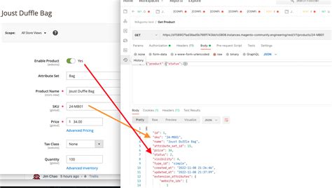 Product Api Updates To Status Field Not Reflected In The Admin Ui
