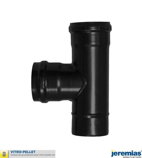 TE PIQUAGE FEMELLE ACIER EMAILLE NOIR Diamètre