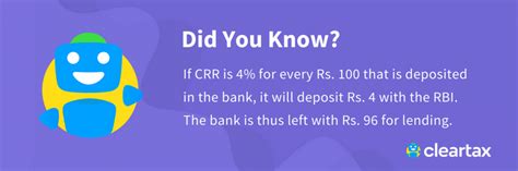 CRR What Is Cash Reserve Ratio How Does It Works
