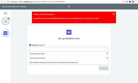 Returned 400 Bad Request And Said Validationerror