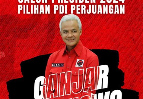Mega Ganjar Capres Pdi P Kibarkan Bendera Moncong Putih Bakata