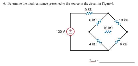 Solved Determine The Total Resistance Presented To The Chegg