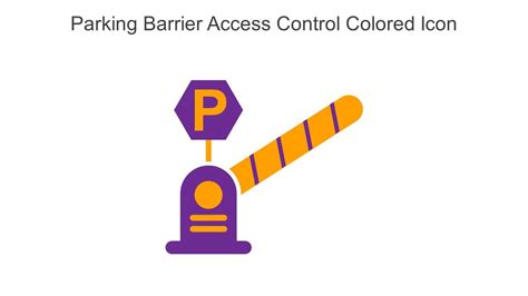 Parking Barrier Access Control Colored Icon In Powerpoint Pptx Png And
