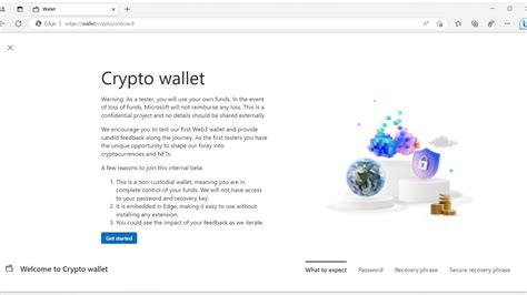 Microsoft Is Testing A Built In Cryptocurrency Wallet For The Edge Browser Ars Technica