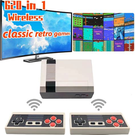 Classic Mini Retro Game Console Classic Retro Game System Built In 620