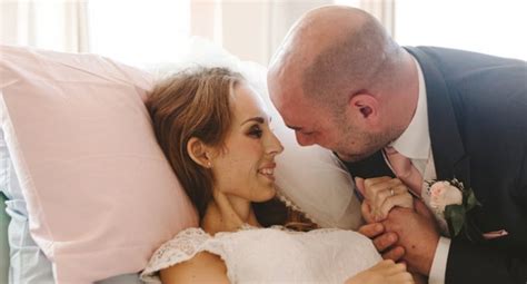 Terminally Ill Bride 33 Marries Her Sweetheart 38 In Hospice Bed