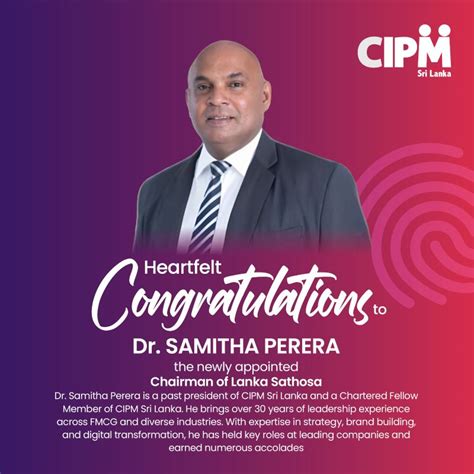 Cipmsrilanka Srilanka Leadershipexcellence Industryleaders Humanresources Chartered