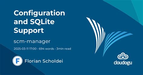 Jwt Configuration And Sqlite Support Scm Manager
