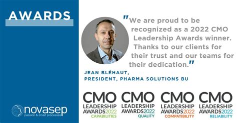 Novasep On Linkedin Home Cdmo Leadership Awards