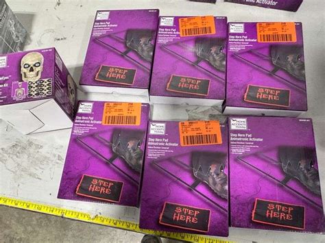 12 Ft Skelly Eye Kit 8 Function 6 Step Here Pad Animatronic Activator X6 Lambrecht