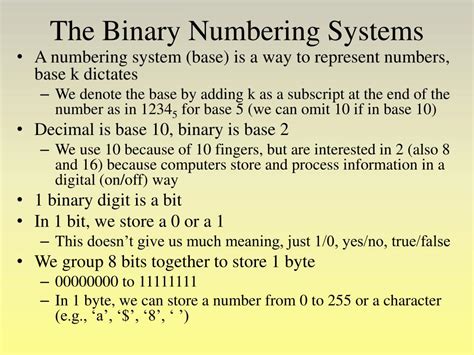 ppt the binary numbering systems powerpoint presentation free
