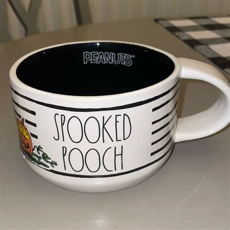 Rae Dunn Dining Rae Dunn Peanuts Halloween Spooked Pooch Soup Mugs