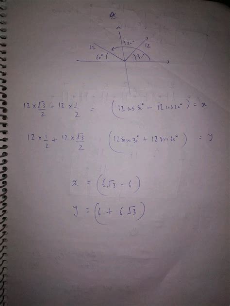 The Two Vectors A And B Have Equal Magnitudes Of 12 Units These