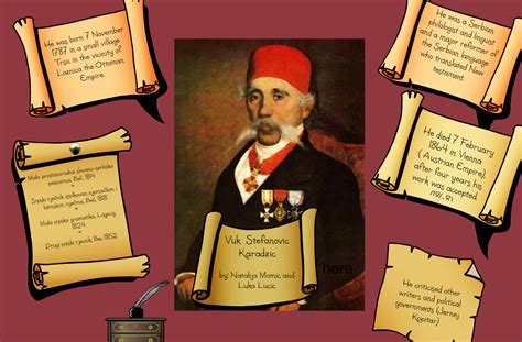 Courageous People Vuk Stefanovic Karadzic By Natalija And Luka