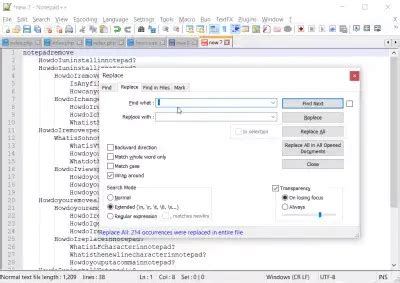 Remove All Unwanted Characters Using Notepad And Notepad Whitespace Tabulation And More