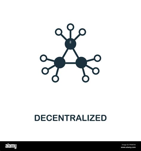 Decentralized Icon Monochrome Style Design From Crypto Currency Collection Ui Pixel Perfect