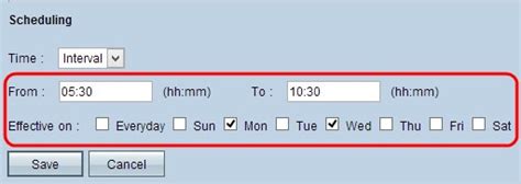 schedule access rules on rv016 rv042 rv042g and rv082 vpn routers cisco