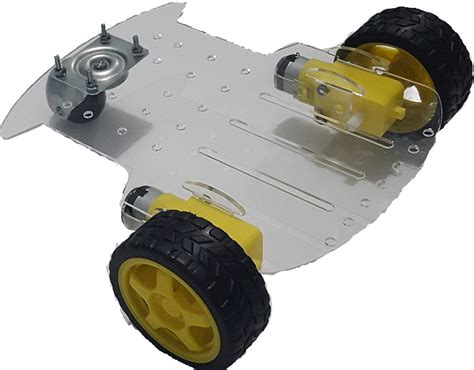 Chasis Carro Robot Acrilico Para Seguidor Lineas Arduino 315 00 En