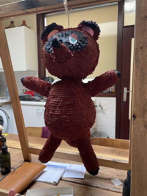 I Made A Tom Nook Piñata Filled With Chocolate Coins It Took Approximately Way Too Many Hours