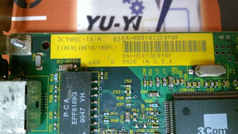3com 03 0237 600 B 3c905c Tx M B2 Plc Dcs Servo Control Motor Power