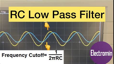 RC Low Pass Filter On Breadboard And Oscilloscope Lowpassfilter YouTube