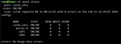 ZPOOL Health Degraded After Adding New Cache Drive General Support Unraid