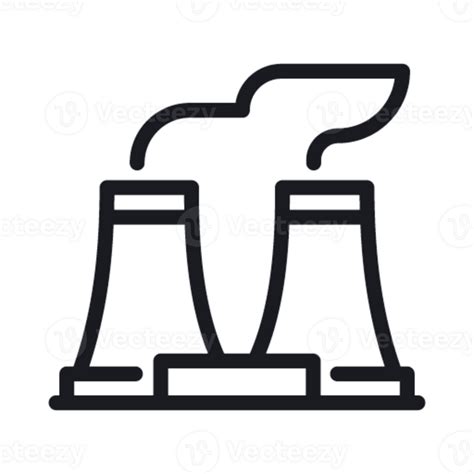Nuclear Reactor Icon For Energy And Power 53650988 Png