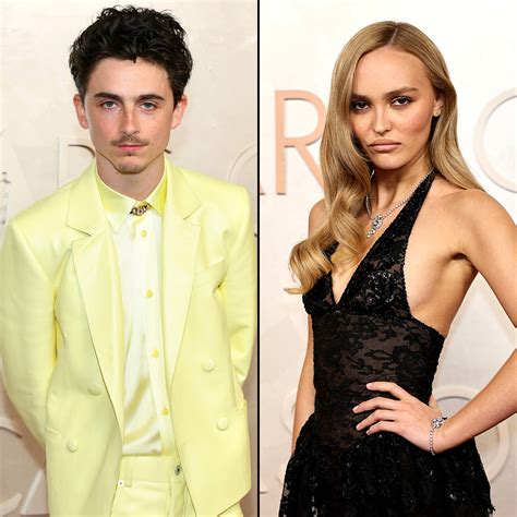 Celebrity Exes At The 2025 Oscars Timothee Chalamet And Lily Rose Depp