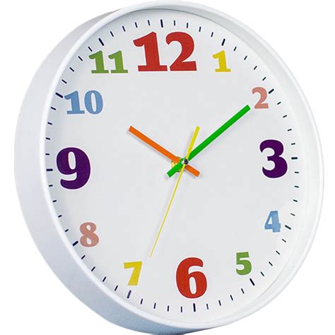 Washwepe Silent Easy To Read Wall Clock 1set 11 4x11 4x1 8in