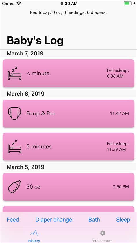 Newborn Logbook For Iphone Download