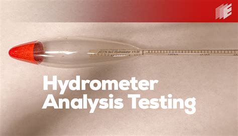 What Is Hydrometer Analysis Testing Encorus Group