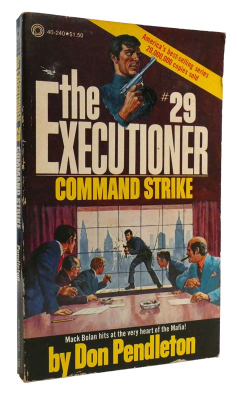 Command Strike Don Pendleton First Edition Fourth Printing