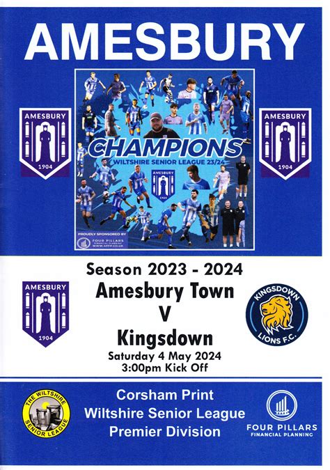 Amesbury Town Football Club SNAP Sponsorship Sports Sponsorship