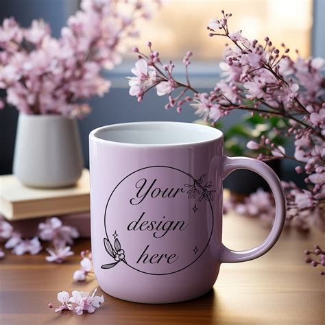 Modelo de maqueta de taza maquetas de tazas en blanco pin de Etsy España